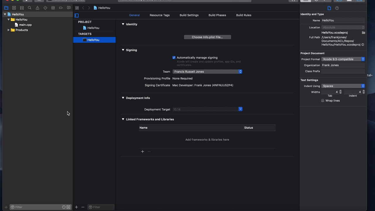 C With Xcode Youtube