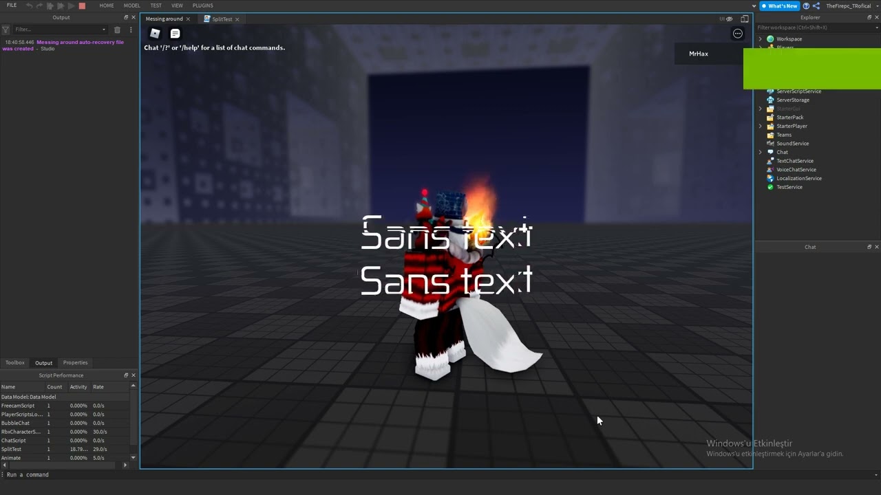 Roblox Glitched Text Effect Youtube