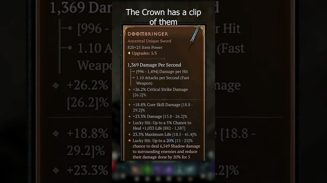 Diablo 4 World First Doombringer Drop Diablo4 Gaming Youtube