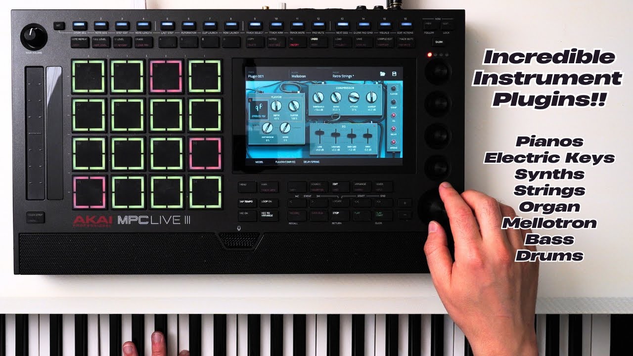 Mpc Live 3 Instrument Plugins Presets Youtube
