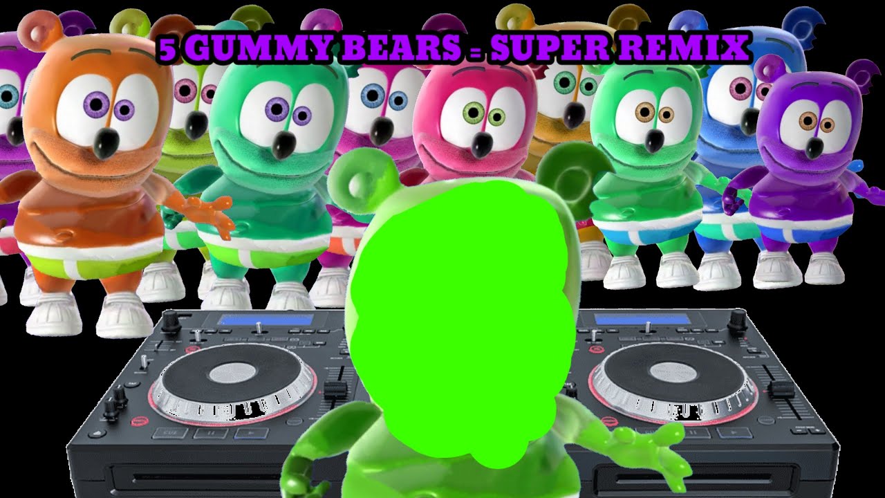 5 Gummy Bears Super Remix 19 Remix Youtube