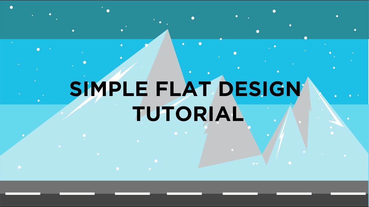 Simple Flat Design Tutorial Youtube