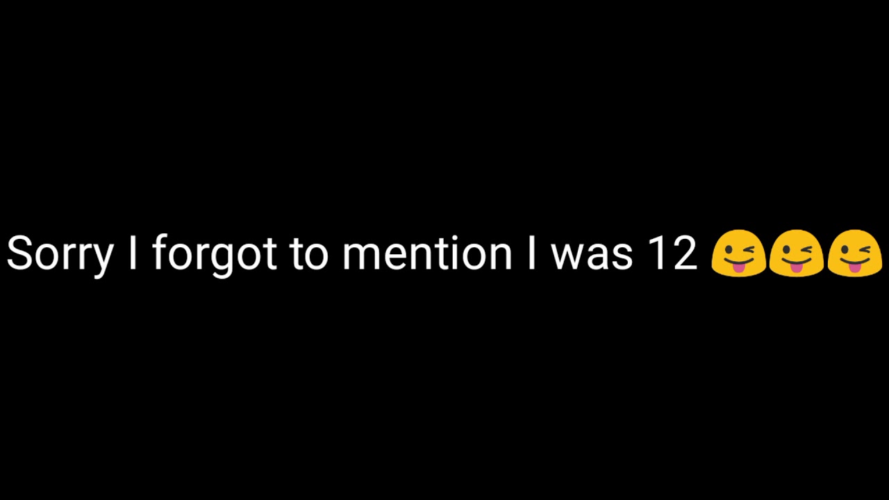 I Forgot To Mention That ёяше Youtube