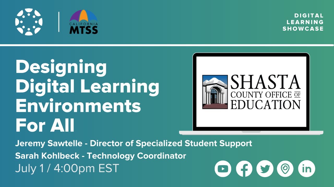 Designing Digital Learning Environments For All Youtube