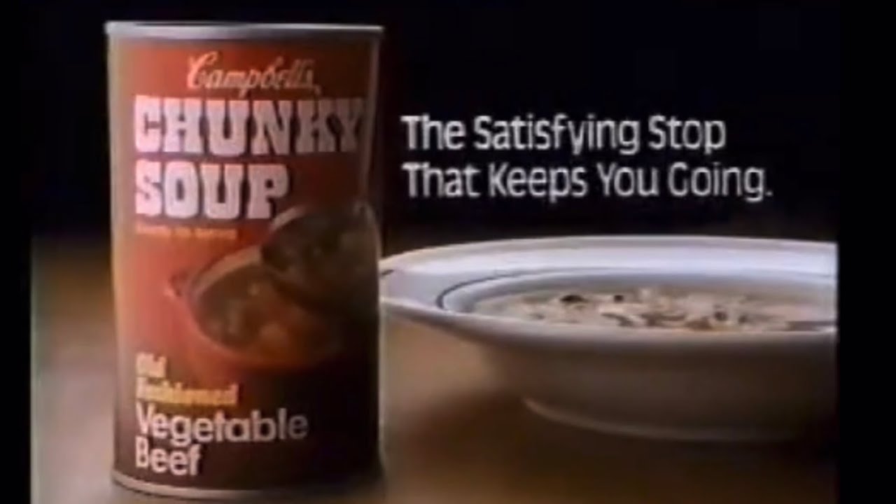1990 Campbells Chunky Soup Commercial Youtube