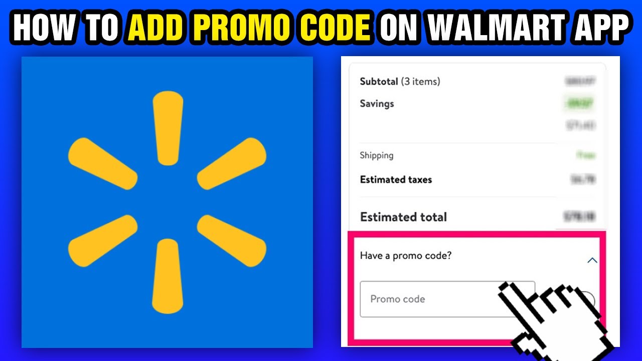 How To Add Promo Code On Walmart App 2025 Youtube