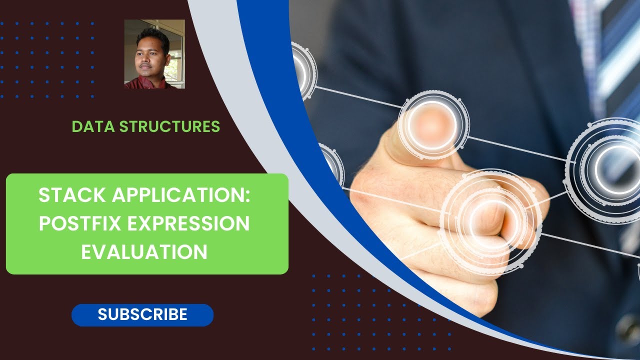 Stack Application Postfix Expression Evaluation Youtube