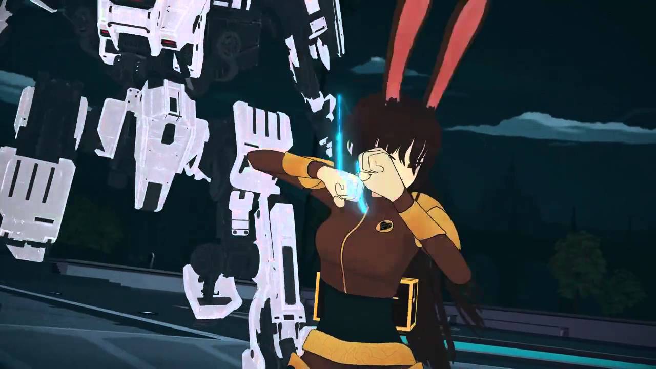 Rwby Velvet Vs Mechs Youtube