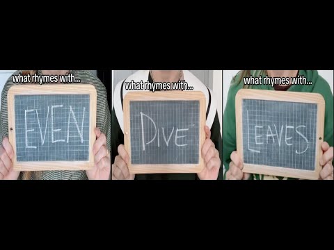 What Rhymes With Even Dive Leaves Youtube