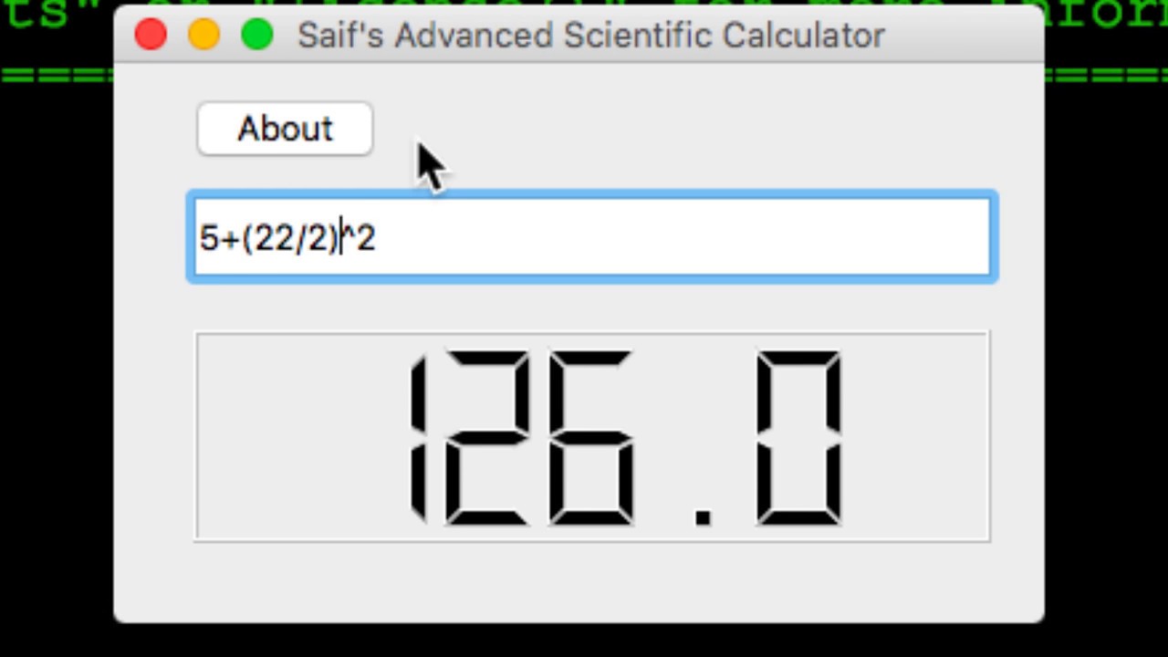 Python Calculator Program Youtube