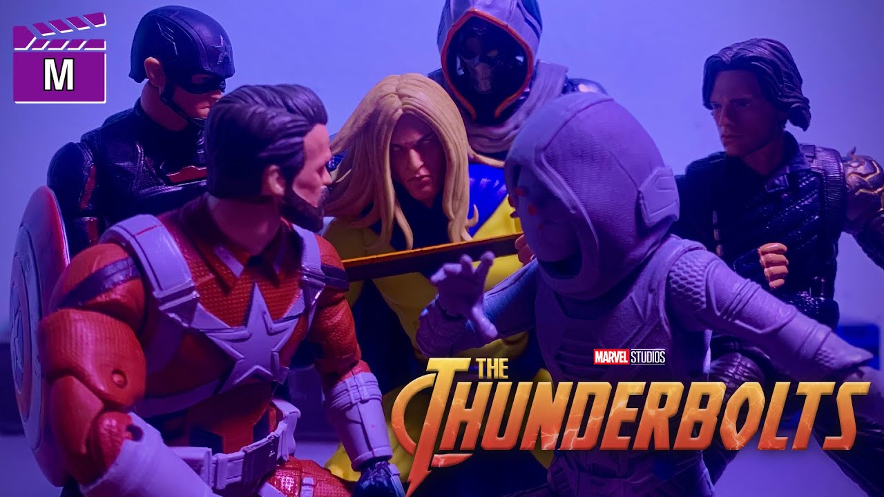 Thunderbolts Vs Sentry Stop Motion Fight Youtube