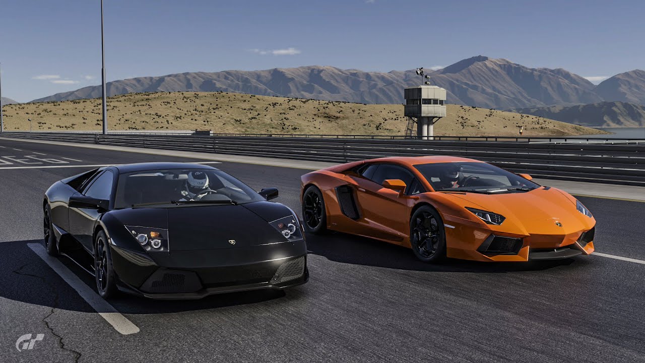 Gran Turismo 7 Drag Race Lamborghini Aventador Vs Lamborghini