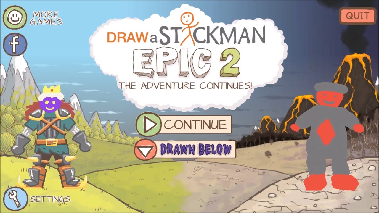 Draw A Stickman Epic 2 100 Walkthrough Youtube