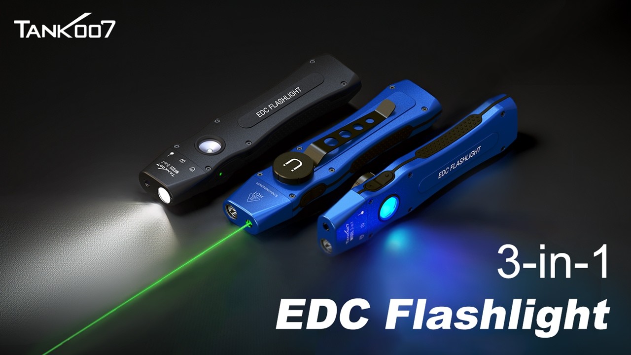 Tank007 3 In 1 Flashlight The Ultimate Edc Tool With Uv Laser рџ рџ ў