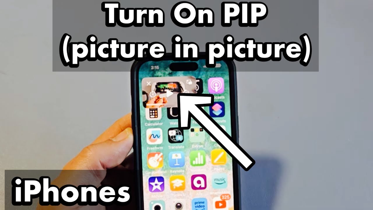 Iphones How To Enable Pip Picture In Picture Youtube
