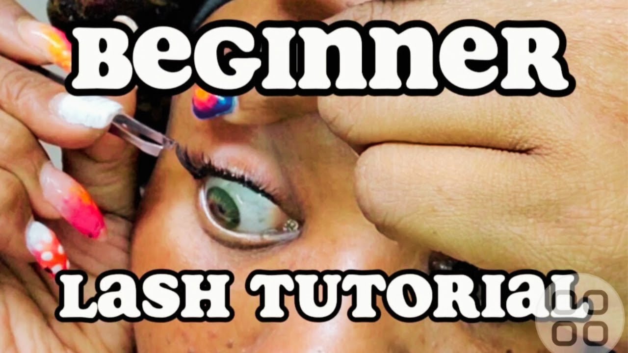 Beginner Lash Tutorial How To Apply Individual Eyelashes Diy Lashes