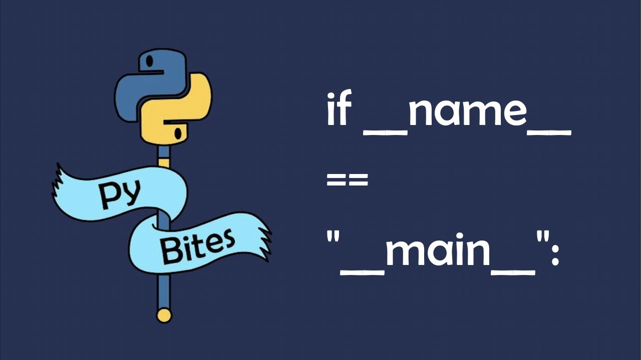 If Name Main Explained Youtube