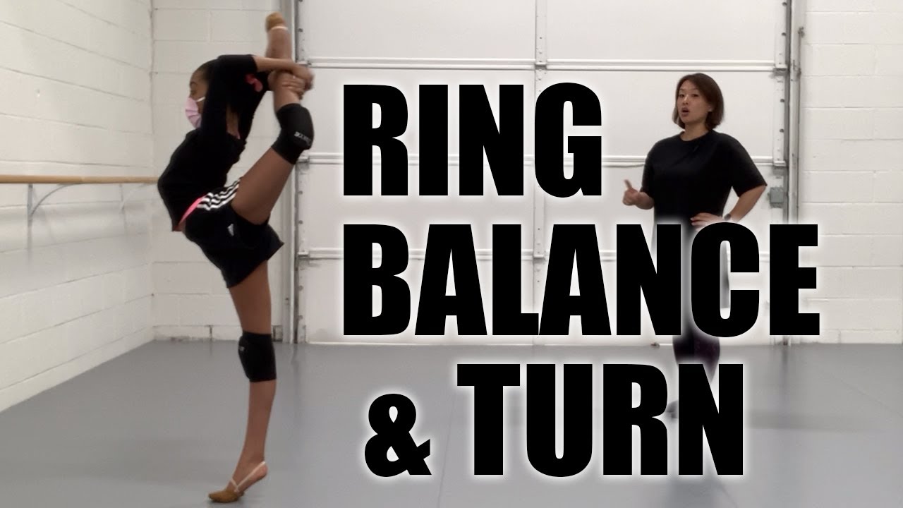How To Ring Balance Turn Rhythmic Gymnastics Youtube