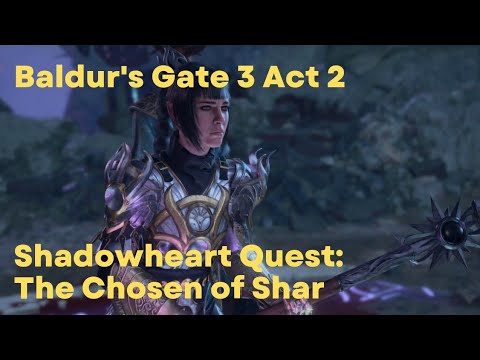 Baldur S Gate 3 Shadowheart Quest The Chosen Of Shar Bg3 Ps5 Gameplay