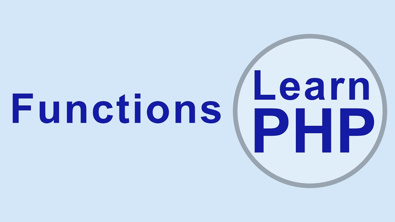 Php Functions Youtube