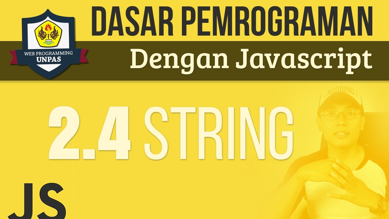 Tipe Data Pada Javascript String Youtube