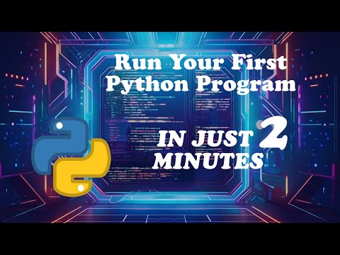 Run Your First Python Program Python For Beginners Youtube