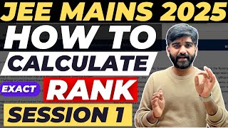 How To Calculate Your Rank From Jee Mains 2025 Percentile Percentile Vs ...
