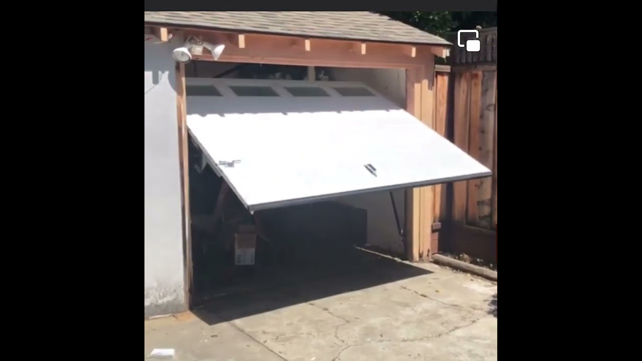 One Piece Tilt Up Garage Door Youtube