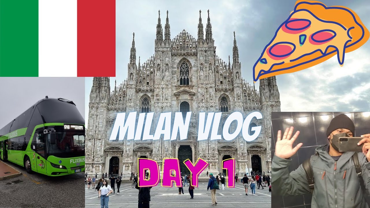 Milan Vlog Day 1 Italy Solo Travel Vlog Duomo Di Milano Youtube
