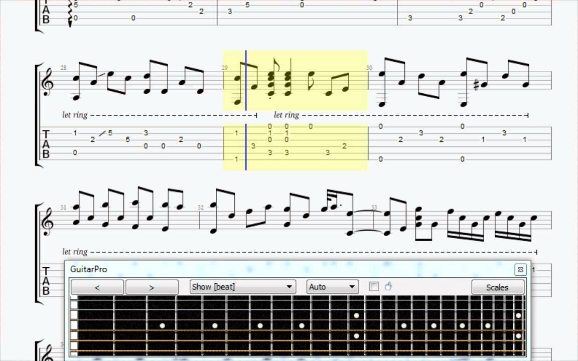 Yesterday Fingerstyle Guitar Tab Youtube