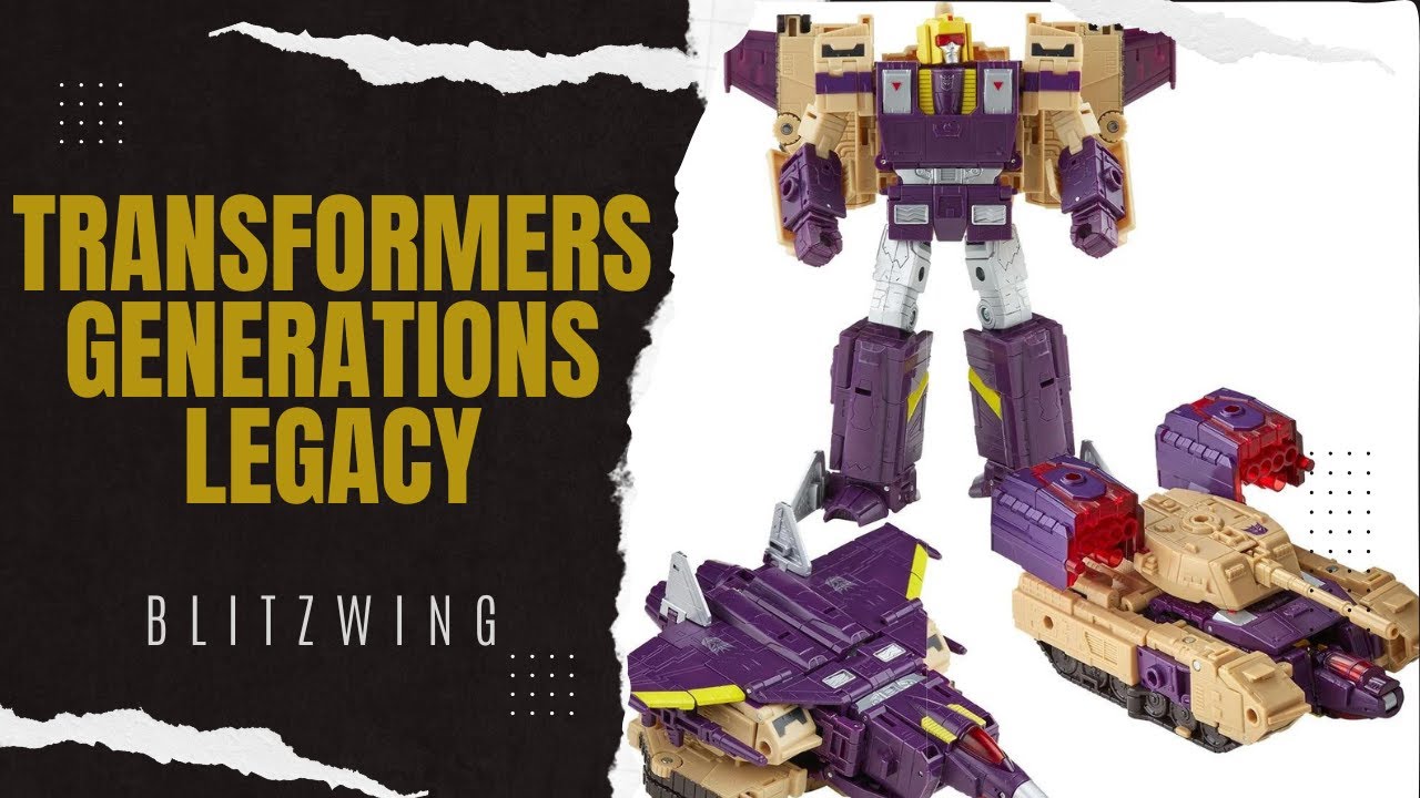 Transformers Generations Legacy Blitzwing Review Youtube