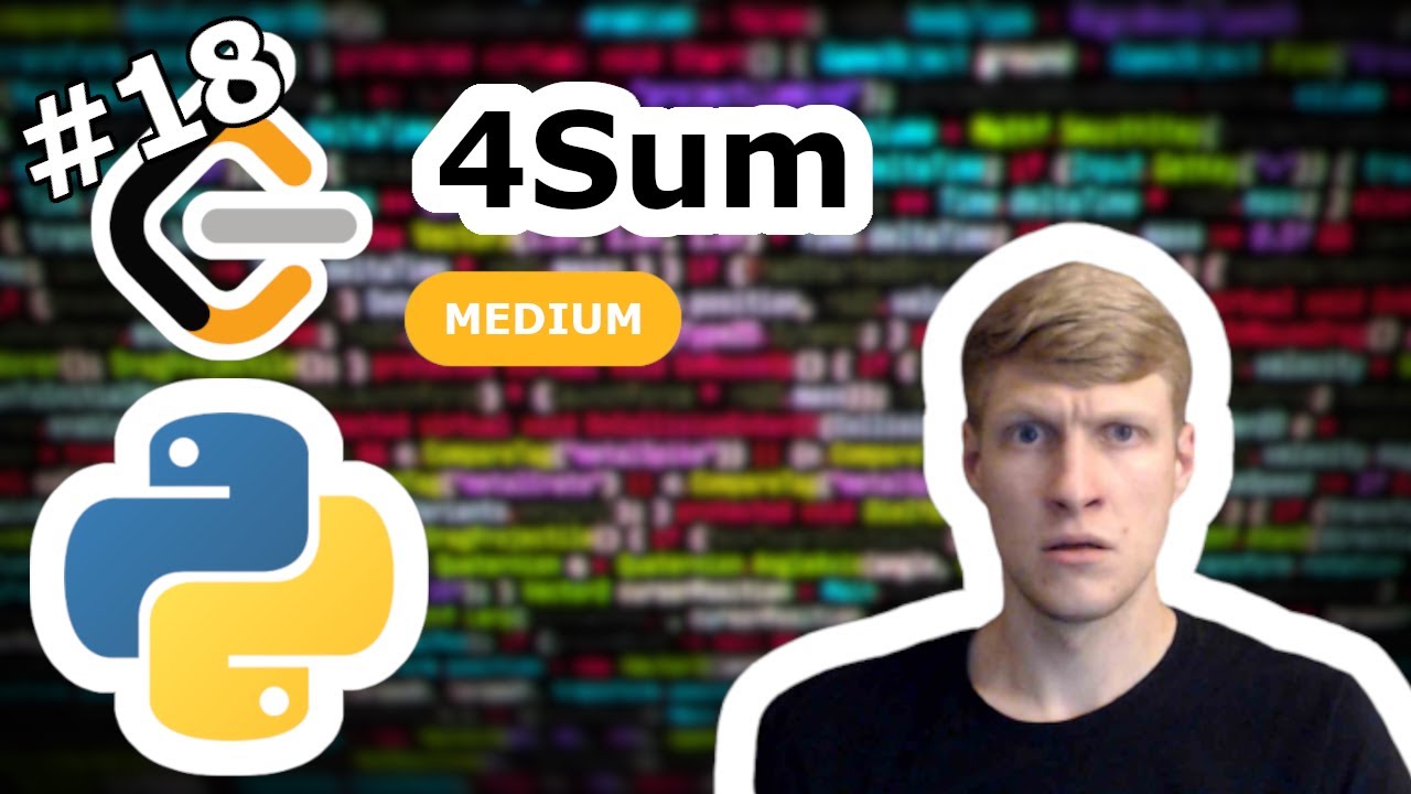 4sum Python Solution Leetcode 18 Youtube