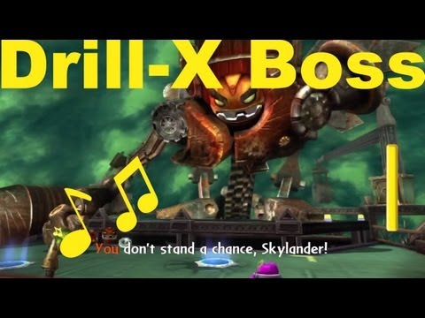 Drill X Boss Robot Rap Skylanders Giants Youtube