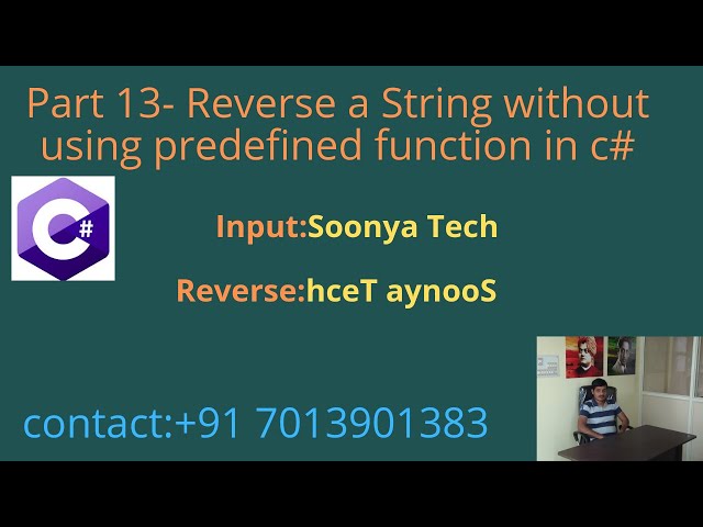 Reverse A String Without Using Predefined Function In C Solved Prompt