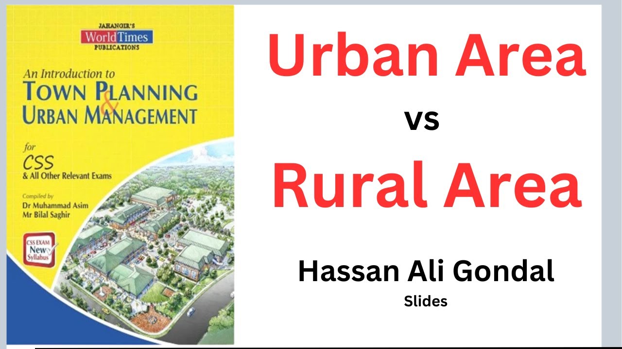 Urban Vs Rural Map
