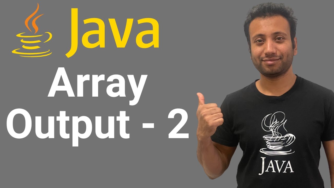 Java Bangla Tutorials 80 Array Find Output Program Part 2 Youtube