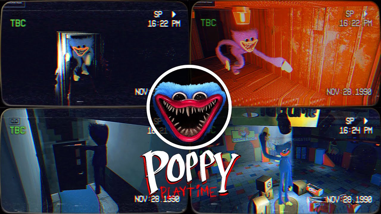 Poppy Playtime All Huggy Wuggy Jumpscares And Creepy Moment Bonus