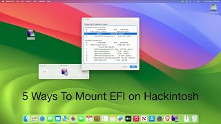 How To Mount Efi Partition On Macos Sequoia Hackintosh Elitemacx86 Mp3