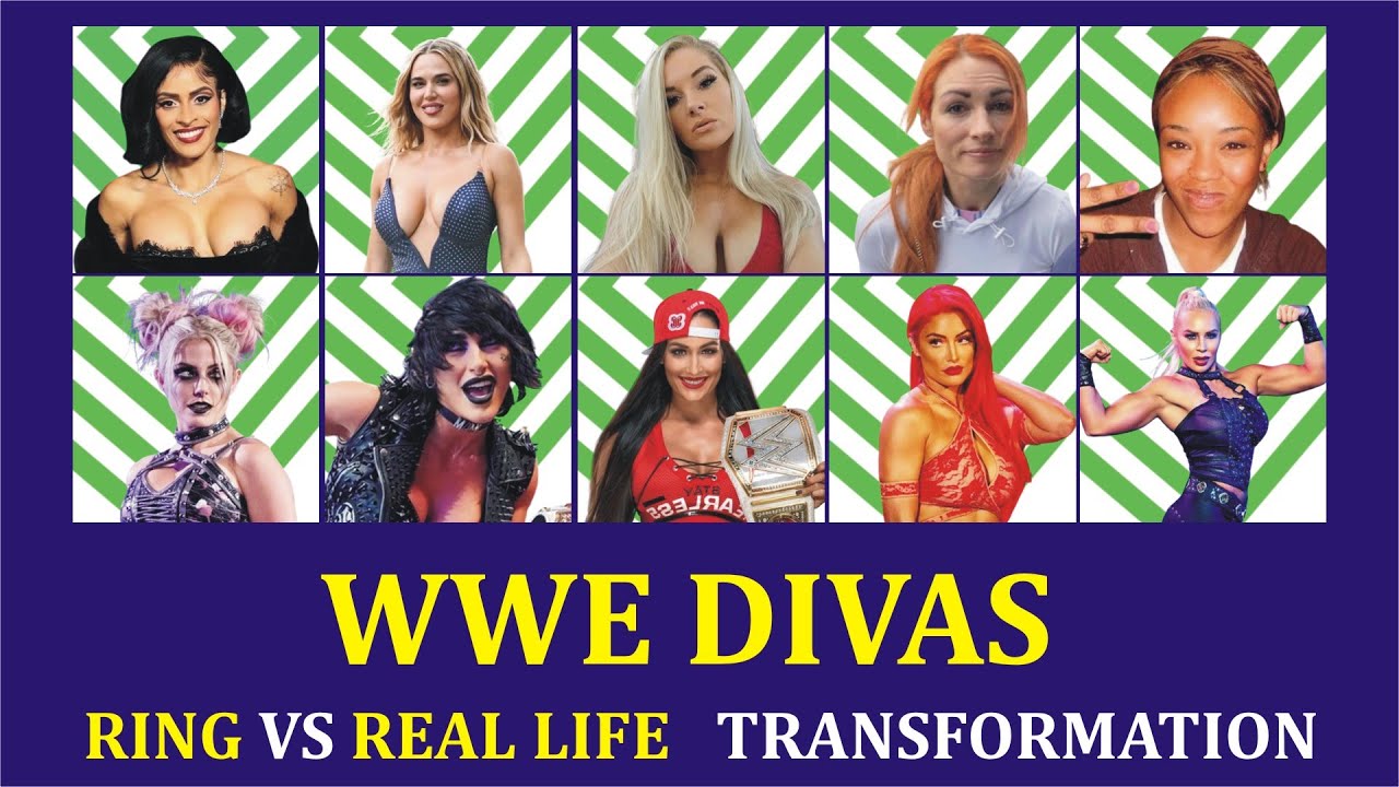 Wwe Divas Ring Vs Real Life Transformation Wrestling Beauties In