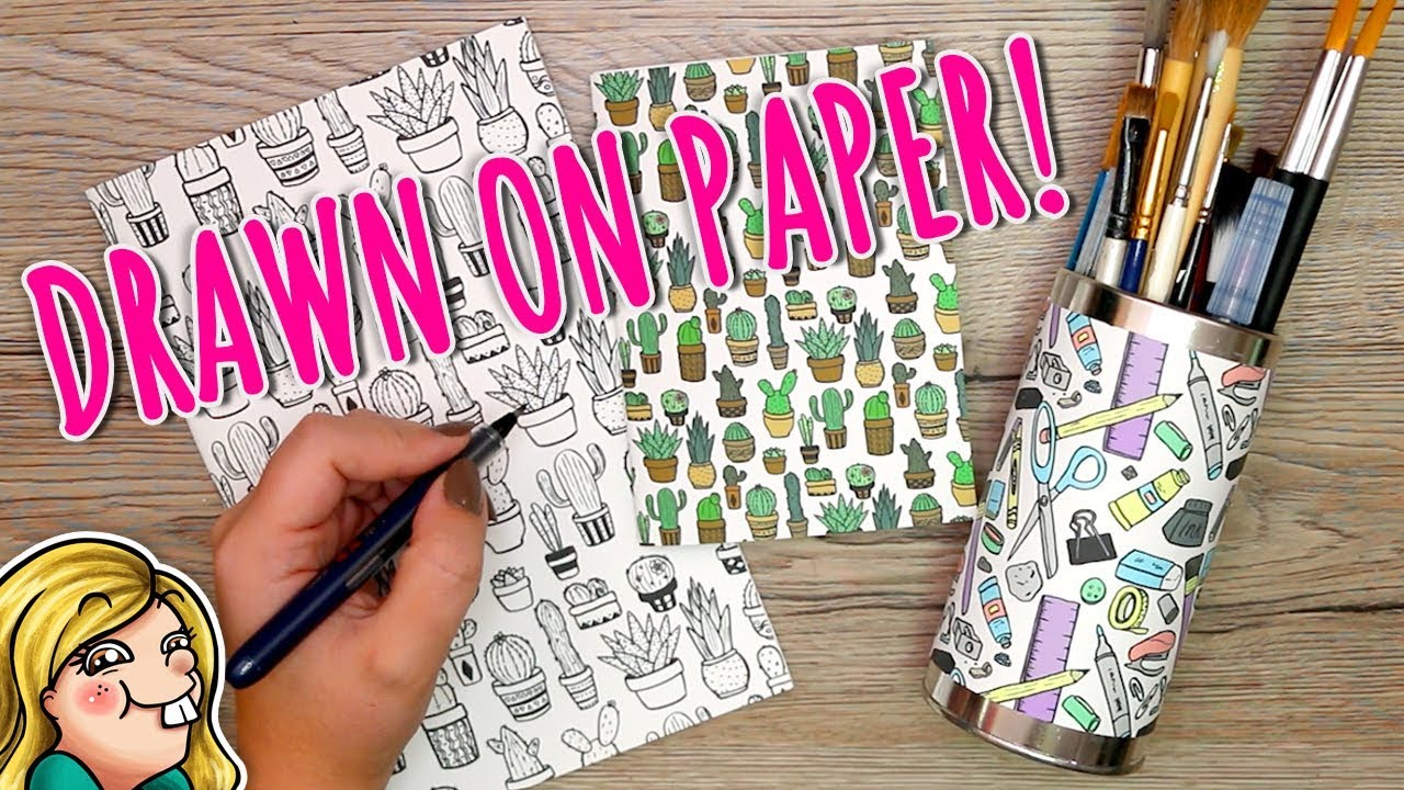 How To Create Hand Drawn Repeating Patterns Youtube