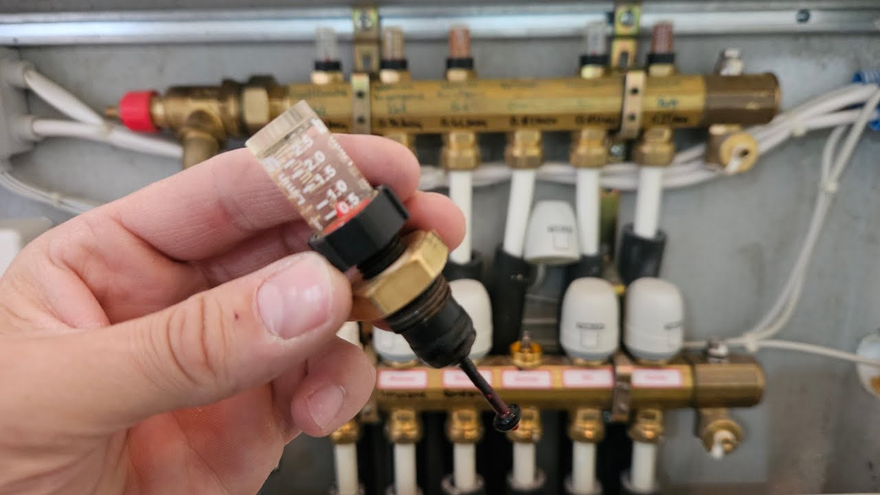 Fussbodenheizung Reparieren Einstellen Bodenheizungreparatur Youtube