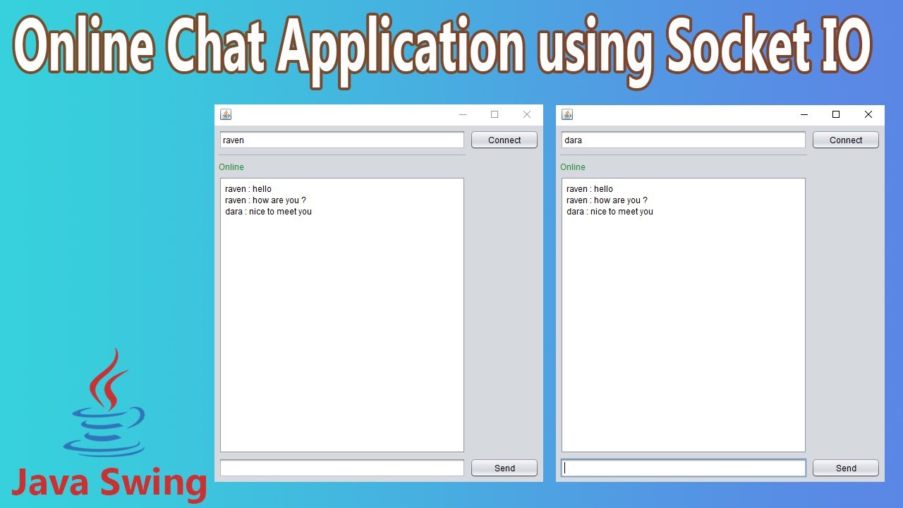 How To Build Online Real Time Chat Application Using Java Socket Io