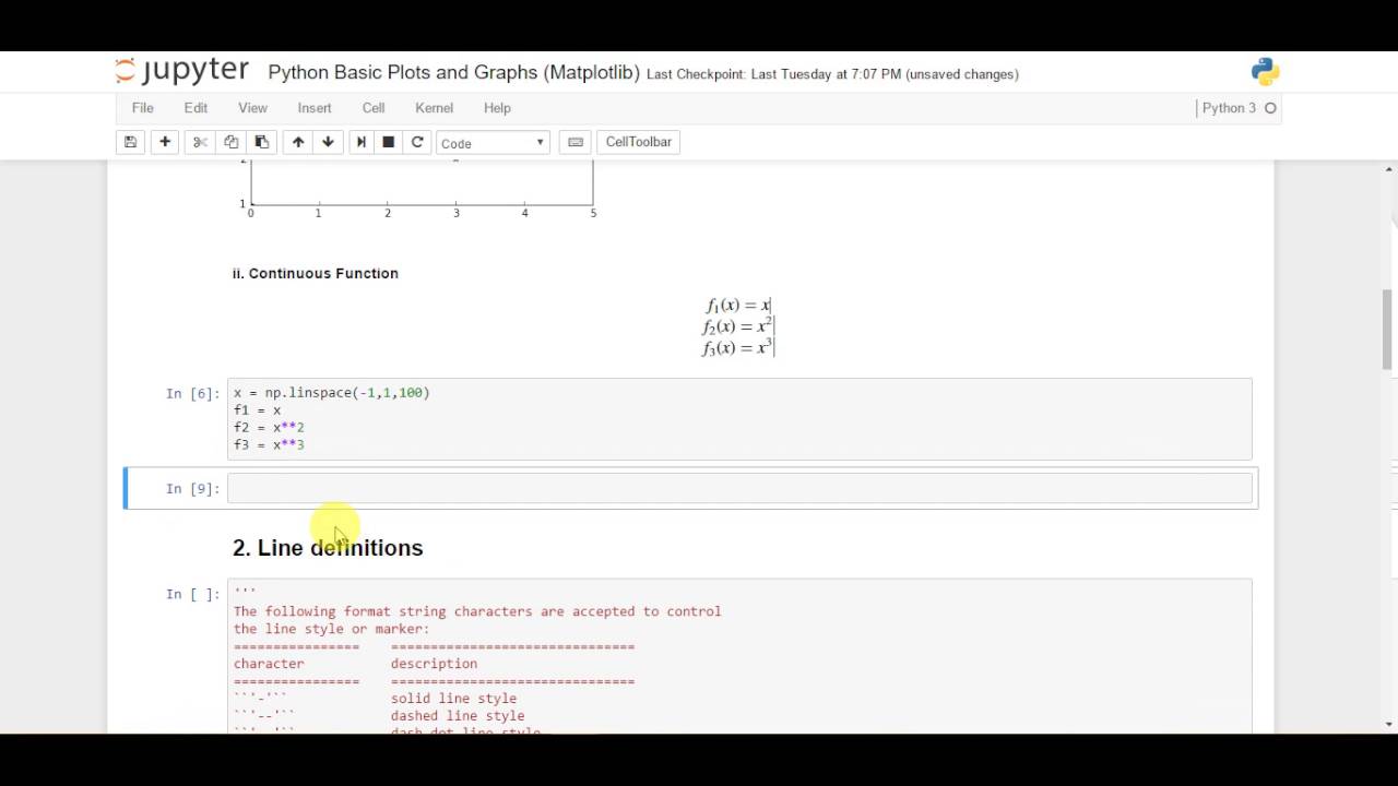 Python Basic Plotting Matplotlib Youtube