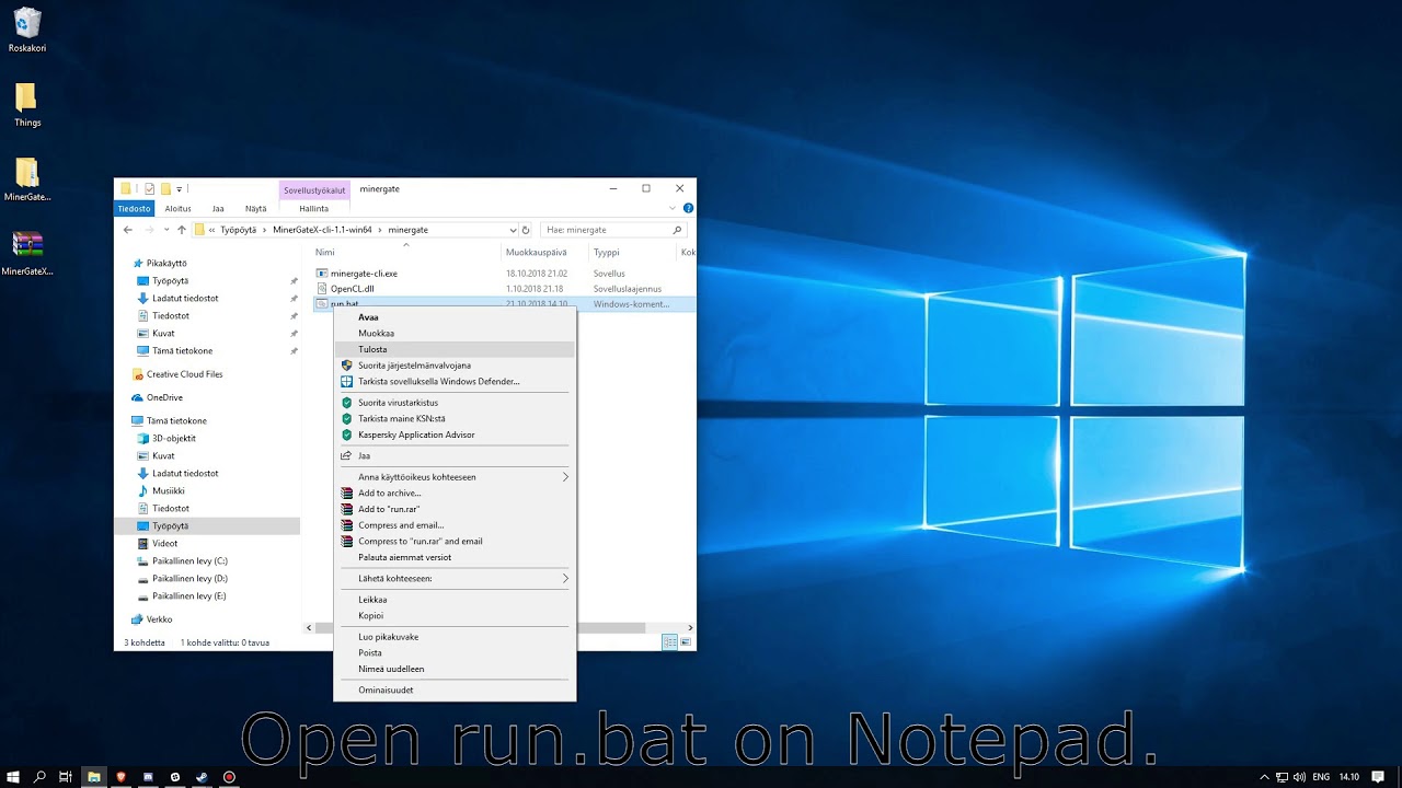 Tutorial Minergate Xfast Cmd Line Miner Youtube