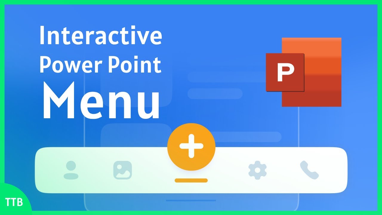 How Build An Interactive Powerpoint Menu Youtube