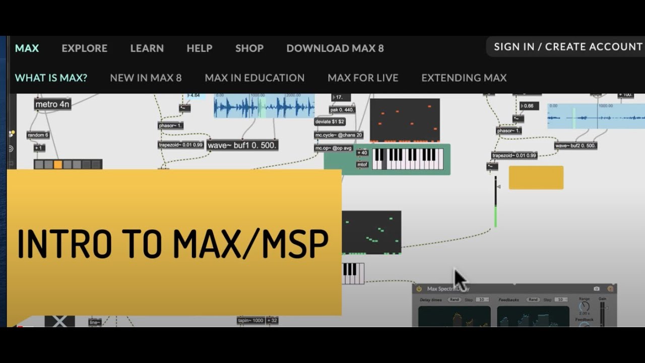 What Is Max Msp Youtube