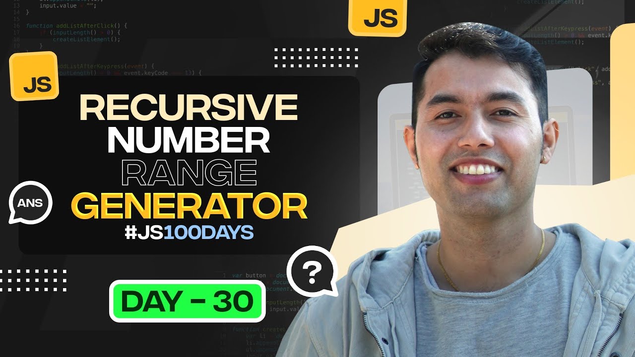 100 Days Of Javascript Coding Challenges Day 30 Youtube