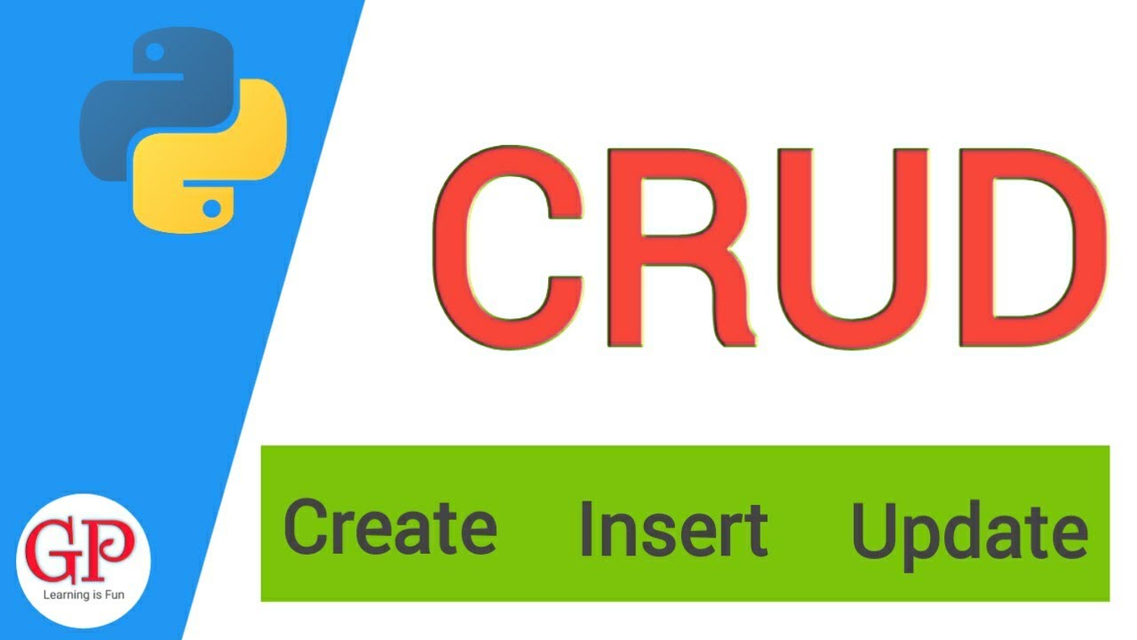 Crud Operations Python Crud Python Database Connection Python
