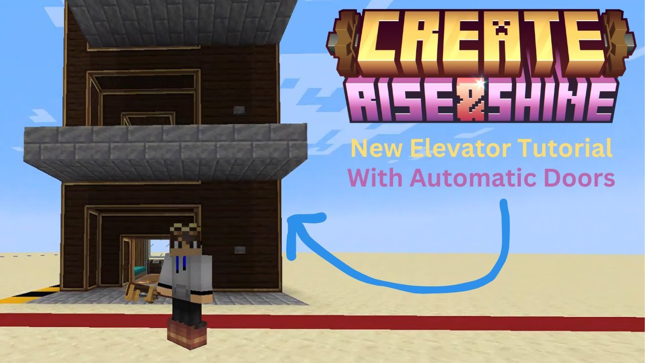 New Elevator With Automatic Doors Tutorial Create Mod 0 5 1 Rise