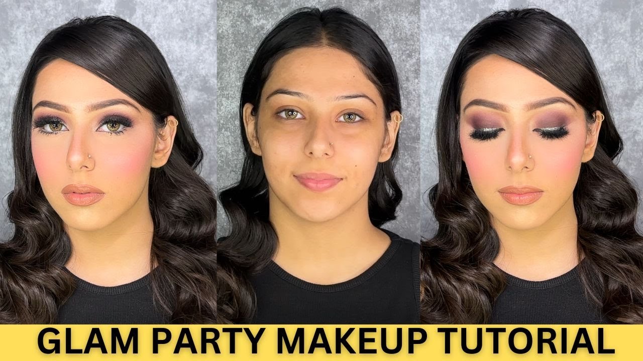 Glam Party Makeup Tutorial Product Details Easy To Do Beginner